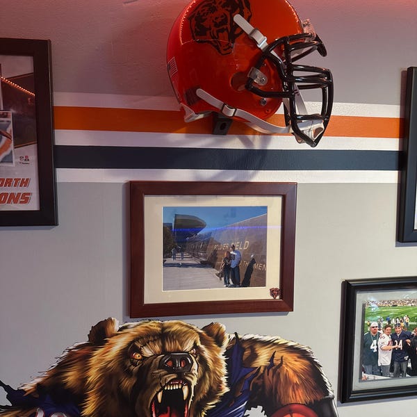Full Size Floating NFL Replica Football Helmet Wall Mount Display ...