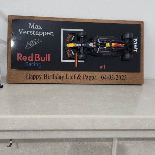 F1 Fan, Max Verstappen, Racing Gift, Gift for Him, Racing Fan, F1 Car ...