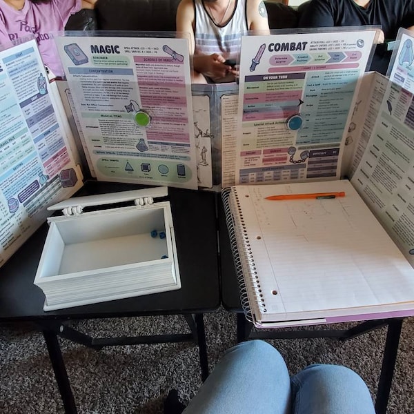 Printable Dungeons & Dragons DM Screen Inserts for 5e [DIGITAL DOWNLOAD ...