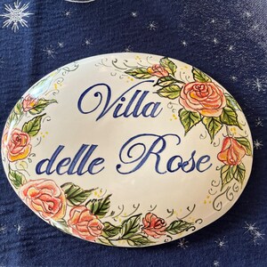 Italian Ceramic House Number Signs for Home Personalized - Etsy