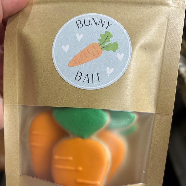 Printable Bunny Bait Tag, EASTER COOKIE TAG, Blue Bunny Bait Tag ...