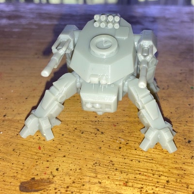 Mech Quad Walker M1 3D Printed Mechwarrior, Battletech - Etsy