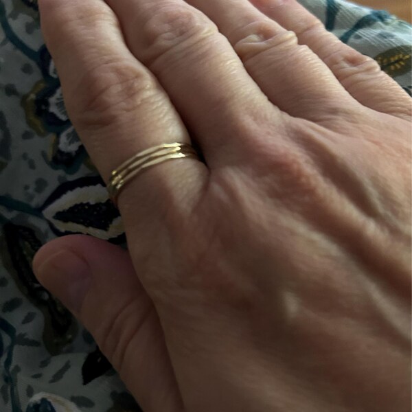 Wavy Silver Bangle 1.6mm Handmade Wave Pattern Bracelet Shiny Finish ...