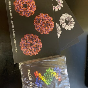 Virus and Phage Postcards Science Art From Three Bacteriophage ...