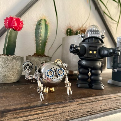 Steampunk Mechanical DIY Minion Model Ornaments Handmade Creative Small ...