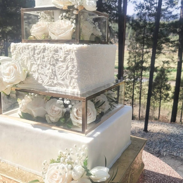 Cake Riser Clear - Clear Cake Stand - Cake Pedestal Acrylic - Acrylic ...