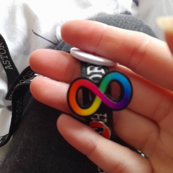 Neuroqueer Infinity Symbol Vinyl Sticker Neurodiversity - Etsy