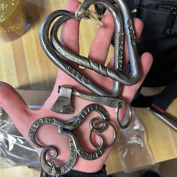6th Anniversary Gift, Hand Forged Iron, Iron Gift for Her, Beautiful ...