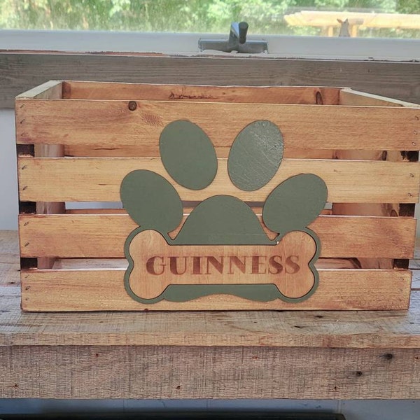 Large Personalized Dog Toy Basket Gift for Dog Lover Personalized Dog ...