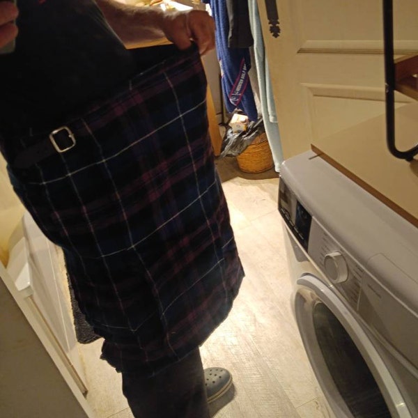 Scottish Men's Handmade Great Kilt 16th Century Highland Vintage Kilt Tartan Great Kilt ...