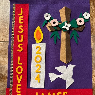 UNASSEMBLED Personalized Confirmation Banner Kit, Confirmation Banner ...