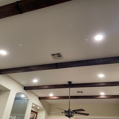 Steel Brackets for Wood Beam, Decorative Ceiling Bracket, Faux Wood ...