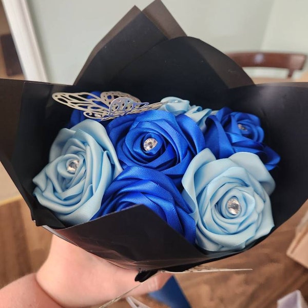 Eternal Ribbon Roses - Etsy