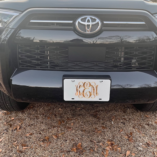 Custom "white" License Plate, Car Tag, Personalized Car Tag, Custom ...
