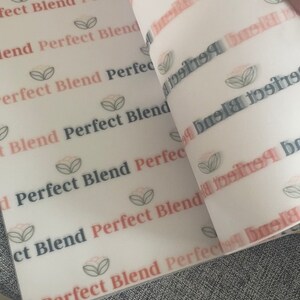 Personalised Packaging Paper Printed Translucent Baking - Etsy UK