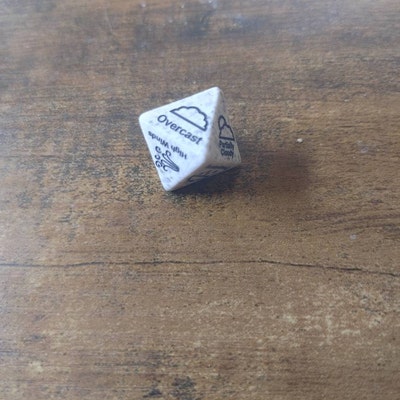 2d6-sided with Pips Dice Random Number Spinner Ring Black - Etsy