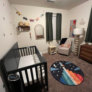 Apollo Nursery Rugrocket Playmat for Kid Roomspace Toddler Round ...
