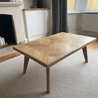 Solid Oak Floating Table Tensegrity - Etsy UK