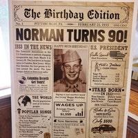 1973 Class Reunion NEWSPAPER Poster 50th Class Reunion - Etsy Canada