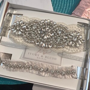 IVORY Wedding Garter Garter Wedding Garter Set Bridal Garter Set for ...
