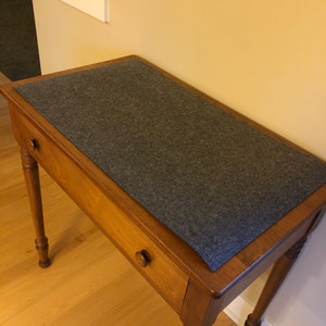 Gray Desk Pad/ Felt Mat / Laptop Mat / Desk Mat / Different | Etsy