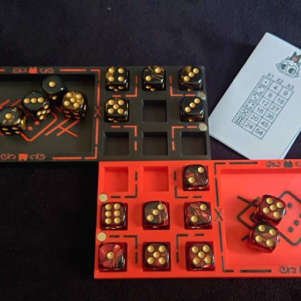 Set Board Game Knucklebones - Cult of the Lamb - Etsy