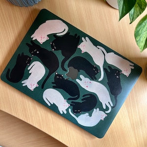 Pretty Light Pink Flora MacBook Case for New MacBook Air 15, M1 M2 Air ...