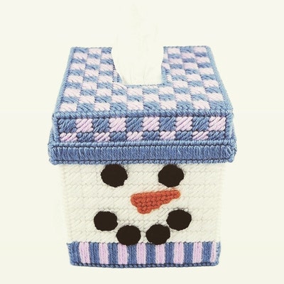 PATTERN: Daisy Tissue Box Cover in Plastic Canvas - Etsy