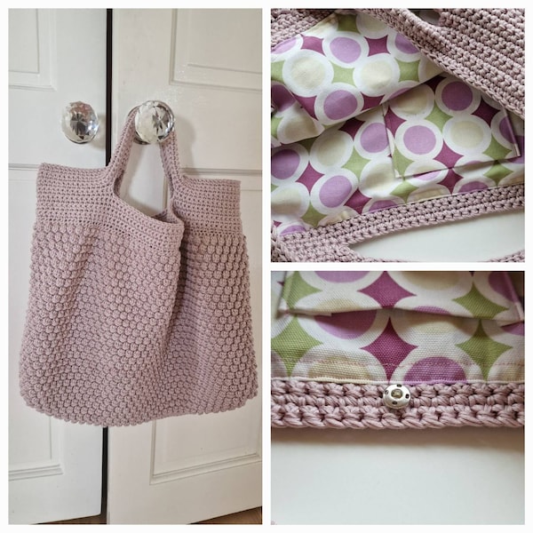 CROCHET PATTERN Arcadia Tote Bag Crochet Bag Pattern Crochet Purse ...