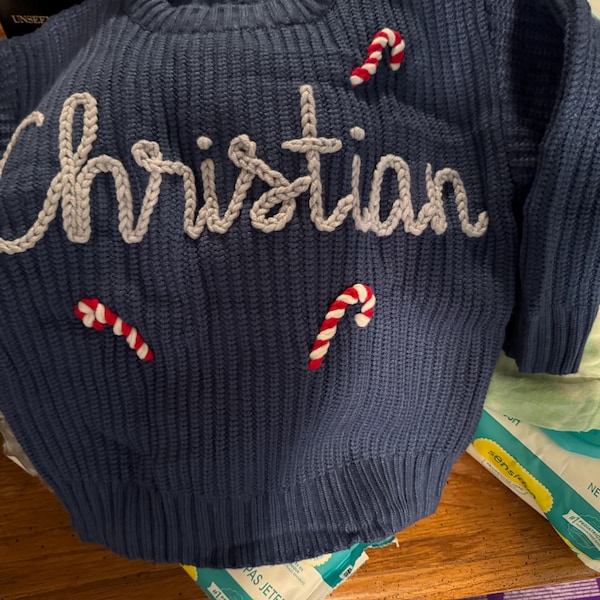 Personalized Christmas Sweater for Baby and Toddler, Baby Toddler ...