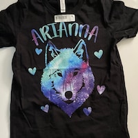 Wolf Birthday Shirt, Wolf Themed, Just a Girl Who Loves Wolves, Wolf ...