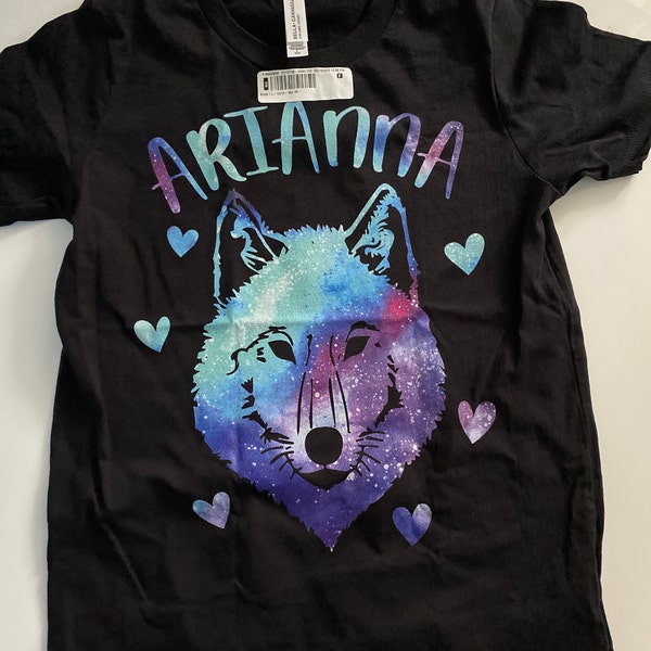 Wolf Birthday Shirt, Wolf Themed, Just a Girl Who Loves Wolves, Wolf ...