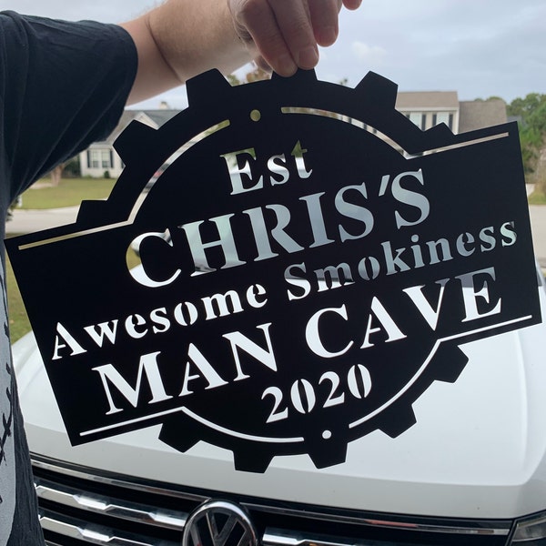Custom Metal Man Cave Sign, Man Cave Decor, Man Cave Metal Signs ...