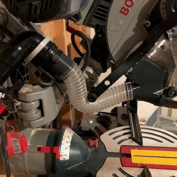 10" Bosch Glide CM10GD Miter Saw Dust Collection, Complete Chute - Etsy