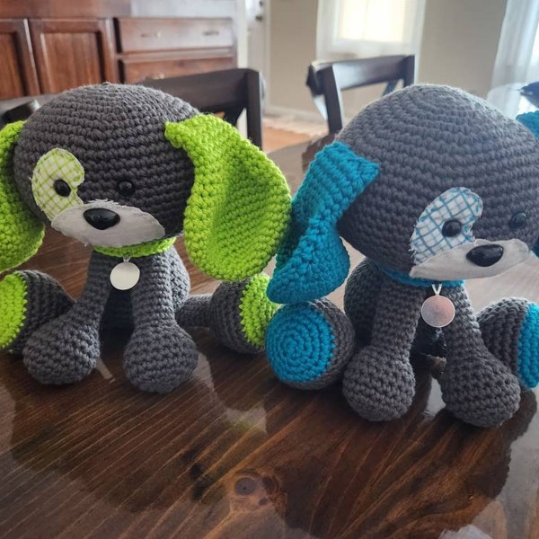 Amigurumi Crochet Domino Dog PDF Pattern - Etsy