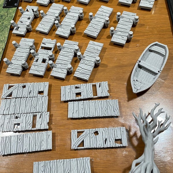 Dnd Docks and Bridges Wooden Planks Pirate Seaport Marina Harbor ...