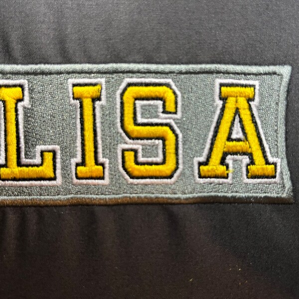 Varsity Collegiate, Collegiate Block Type Font Machine Embroidery ...