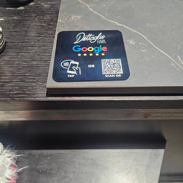 Custom Google Review Tap Cards | NFC & QR Code Review Cards With Your ...