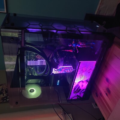 Dreambigbyray Custom Colorful Version Gpu Standing Support Pc Case ...