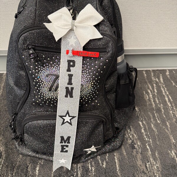 Custom WORD Glitter Cutout for Homecoming Mum | HOCO | Custom Mum ...