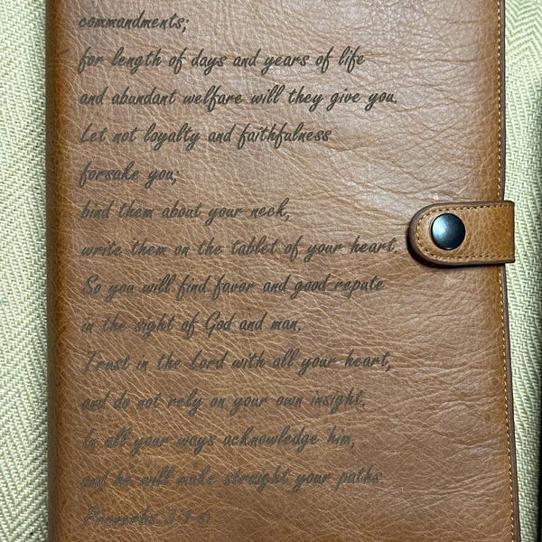 Sermon Notebook Leather, Pastor Notebook, Sermon Binder, Minister Gift ...