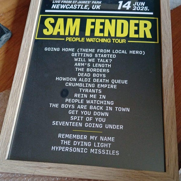 Jeff Lynne's ELO 2025 the Over and Out Tour Setlist Poster Print – Live ...