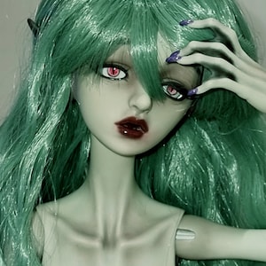 Dark Devil, Demon Eye Pupil Resin Eyes for Bjd Doll, Realistic Handmade ...