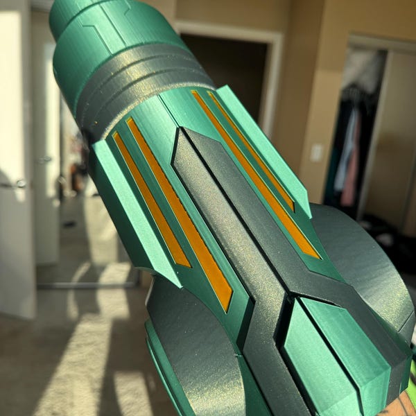 Metroid Prime 4 Arm Cannon - Samus Arm Cannon Life Size Prop to Scale ...