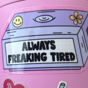 I'm Overstimulated and About to Cry Sticker, Mental Health, Hydro Flask ...