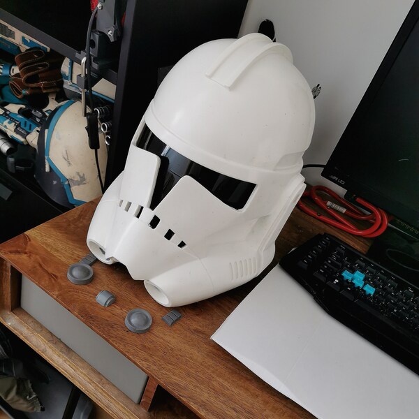 Clone Trooper Helmet- TCW Animated Phase 2 Helmet - Etsy