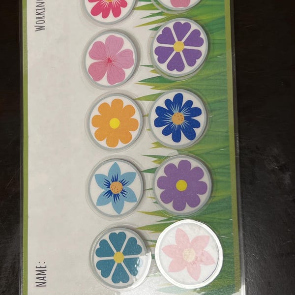 Flower Garden Reward Chart/token Board - Ready to Ship - Etsy