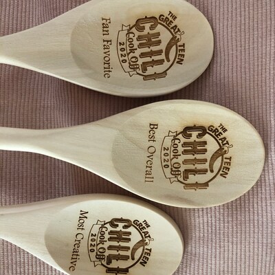 Chili Cookoff Spoon Chili Cook-off Wooden Spoon Personalized Chili ...