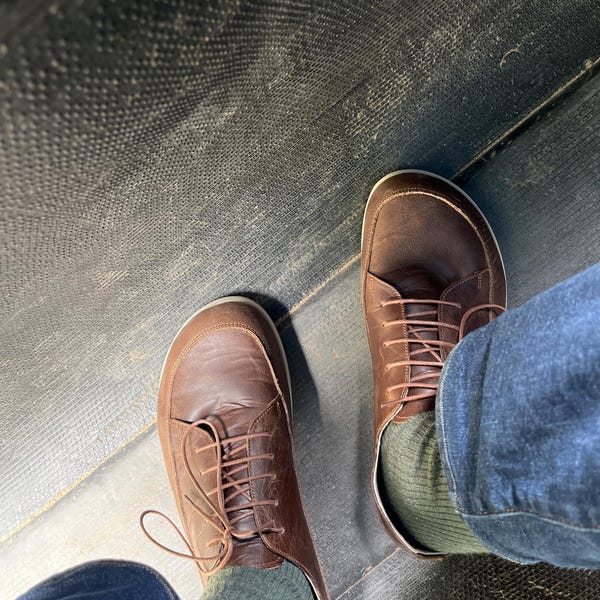 Handmade Leather Barefoot Shoes: Copper Riveted Grounding Soles Colors ...