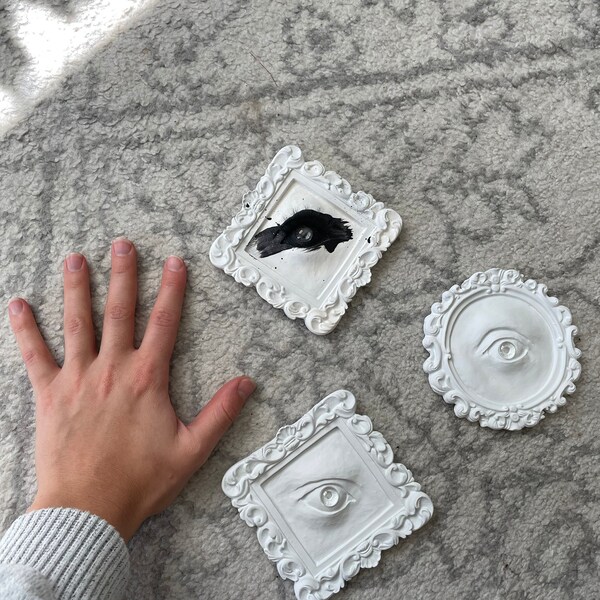 Decorative Eye Sculpture Art / Pastel Goth Weird Stuff / Lovers Eye ...